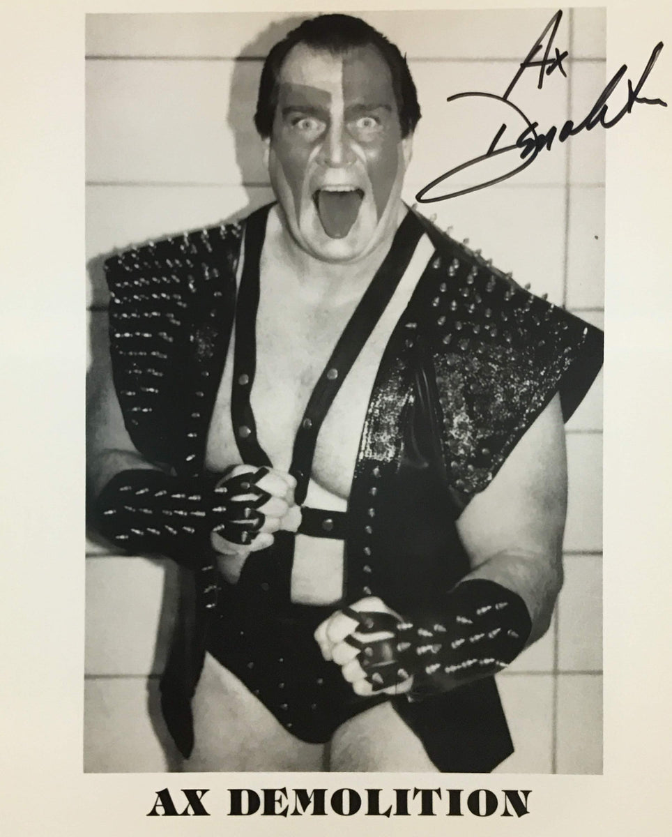 Ax - Autographed 8x10 Promo Photo – ManiacJoe.com