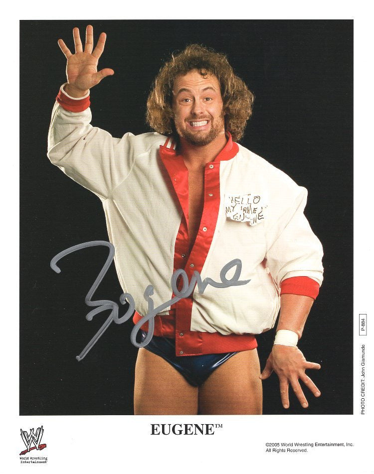 Eugene - Autographed WWE 8x10 Promo Photo – ManiacJoe.com