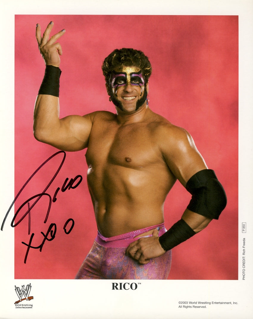 Rico - Autographed WWE 8x10 Promo Photo – ManiacJoe.com